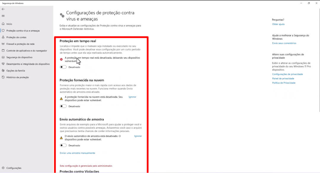 Como desativar o Windows Defender no Windows definitivamente